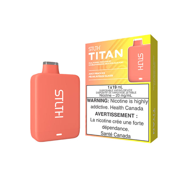 STLTH Titan 10K Disposable Vape - Juicy Peach Ice