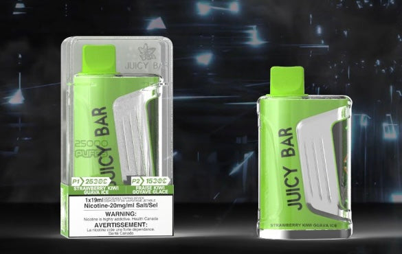 SHOP Juicy Bar JB25000 Pro Max Disposable Vape - Strawberry Kiwi Guava Ice